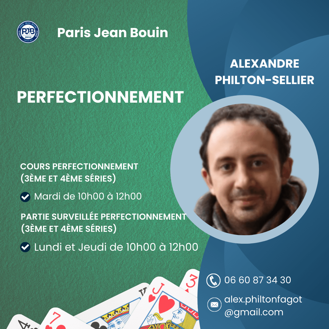 Ecole de Bridge – Paris Jean-Bouin